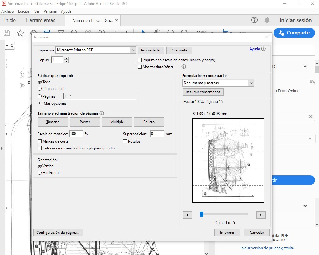 Como imprimir planos grandes en A4 con la impresora de casa » Modelismo ...